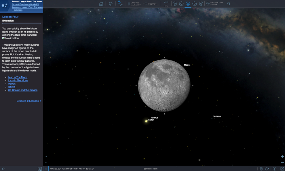 Starry Night Elementary Simulation Software for Education – Simulation ...
